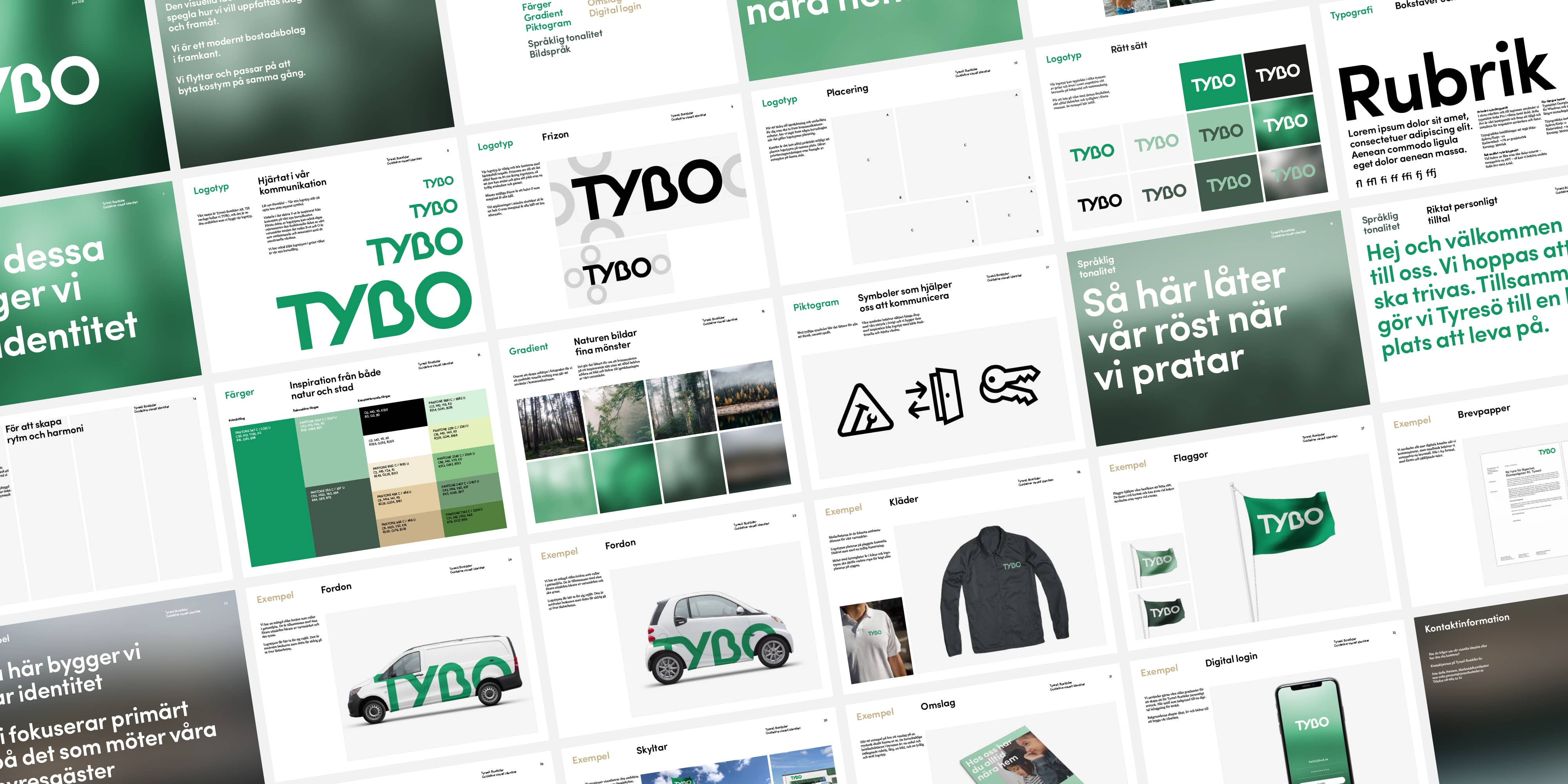 BVD | New visual identity for Tyresö Bostäder