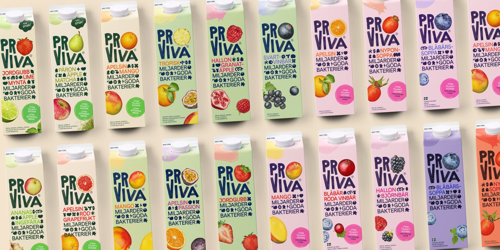 BVD | Brand identity and packaging design for ProViva