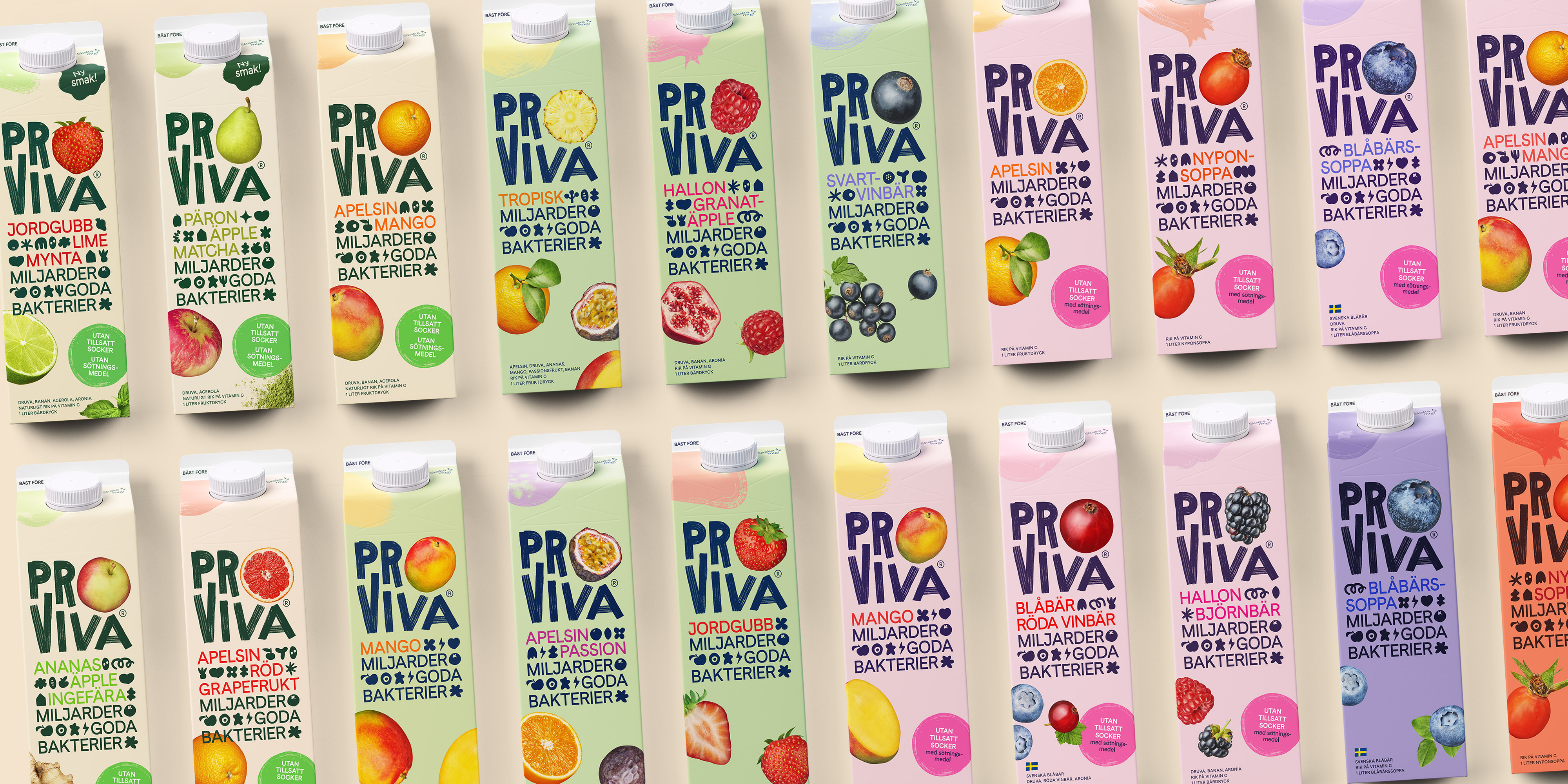 BVD | Brand identity and packaging design for ProViva