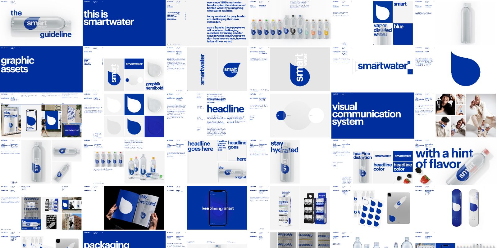 BVD | Brand identity and packaging design for smartwater