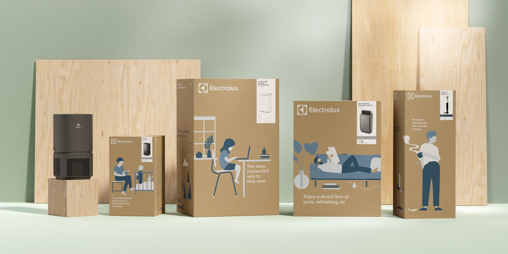 BVD | A more sustainable packaging design system for Electrolux
